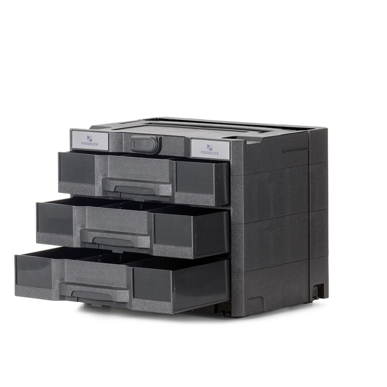 StorageBox Triple Drawer - Podoblock B.V.